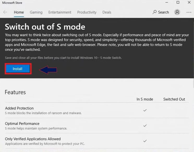 (SOLVED)Fix "This mode of Windows only runs verified apps from the Store"
